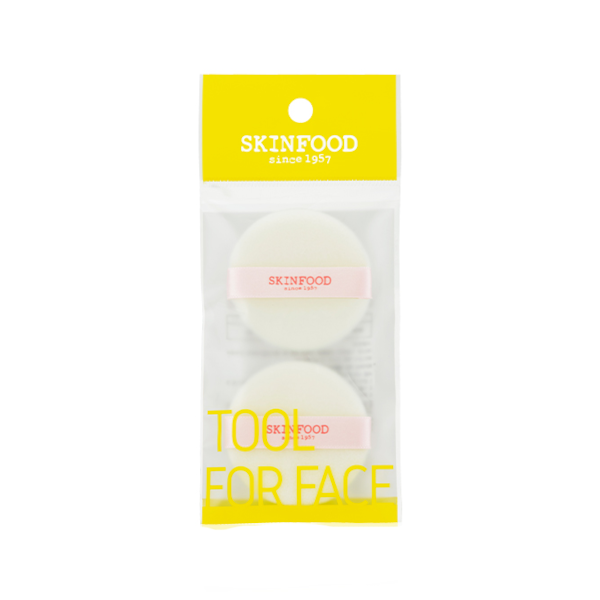 Shop SKINFOOD - Mini Powder Pact Puff - 2pcs | STYLEVANA